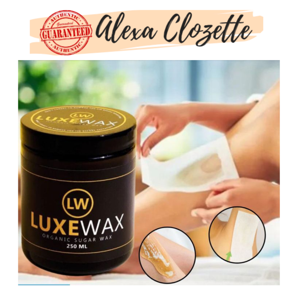 LUXEWAX Organic Sugar Wax Hair Removal | Shopee Philippines