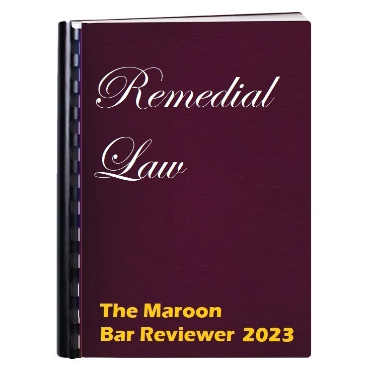 The Maroon Bar Reviewer 2023 - REMEDIAL LAW | Shopee Philippines