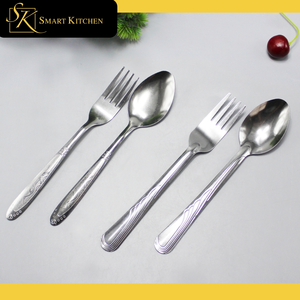 Spoon & Fork SF66 Cutlery/Dining/Tableware Spoon and Fork Set for Home ...