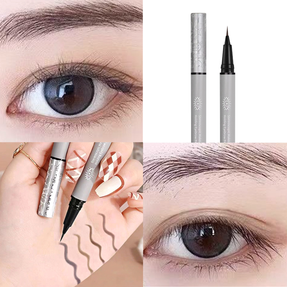 Female Waterproof Sweat-proof Natural Lasting Liquid Eyebrow Pencil ...