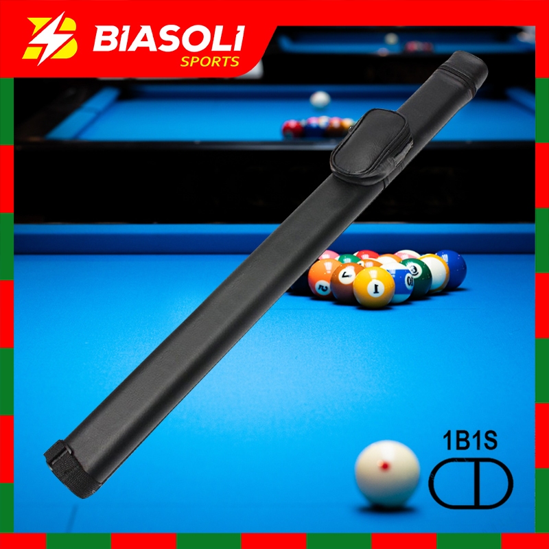 Billiard Single Cue Hard Case Black Pool Cue Stick Hard Case 1 Stick 2 ...