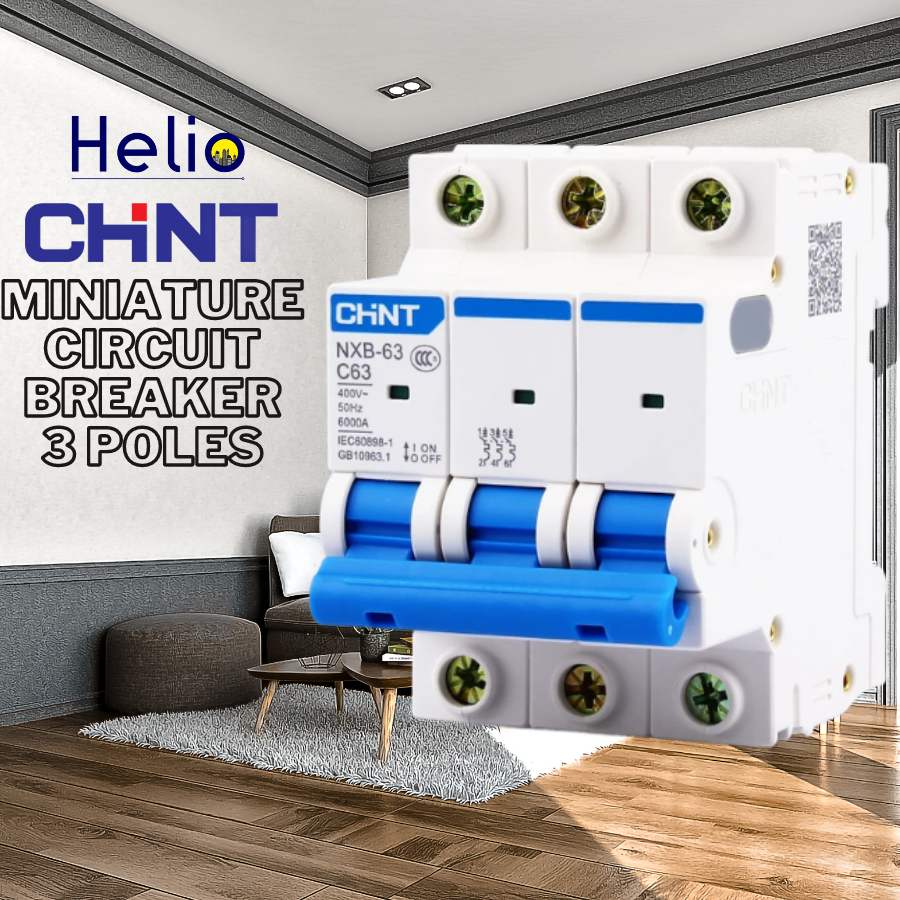 CHINT | SUNTREE | JUNXELE "3 POLE" Miniature Circuit Breaker MCB AC ...
