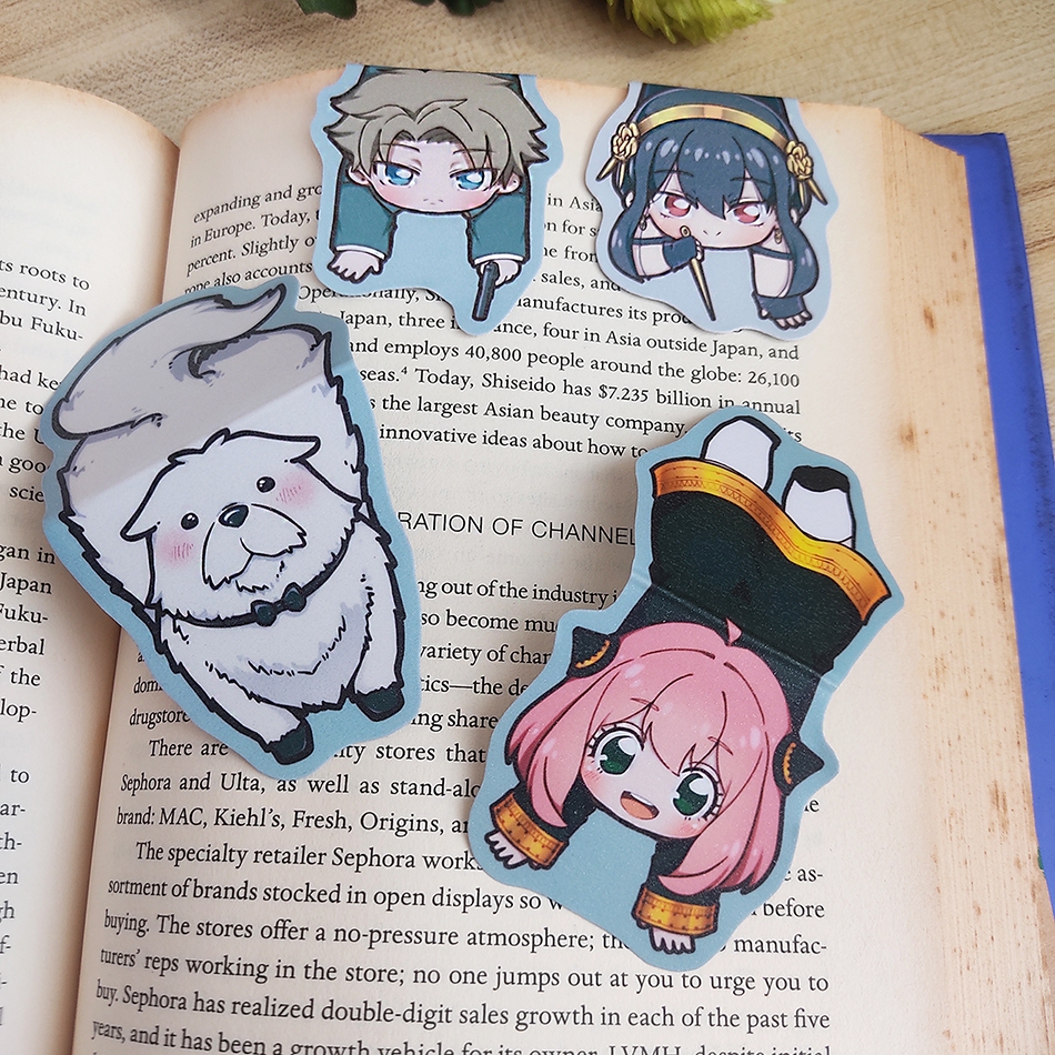 Spy X Family Magnetic Bookmarks (+Bond!) | Shopee Philippines