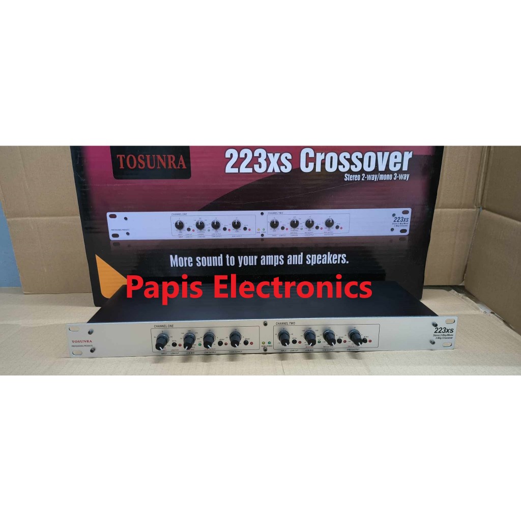 TOSUNRA 223XS CROSSOVER stereo 2 way/mono 3 way | Shopee Philippines