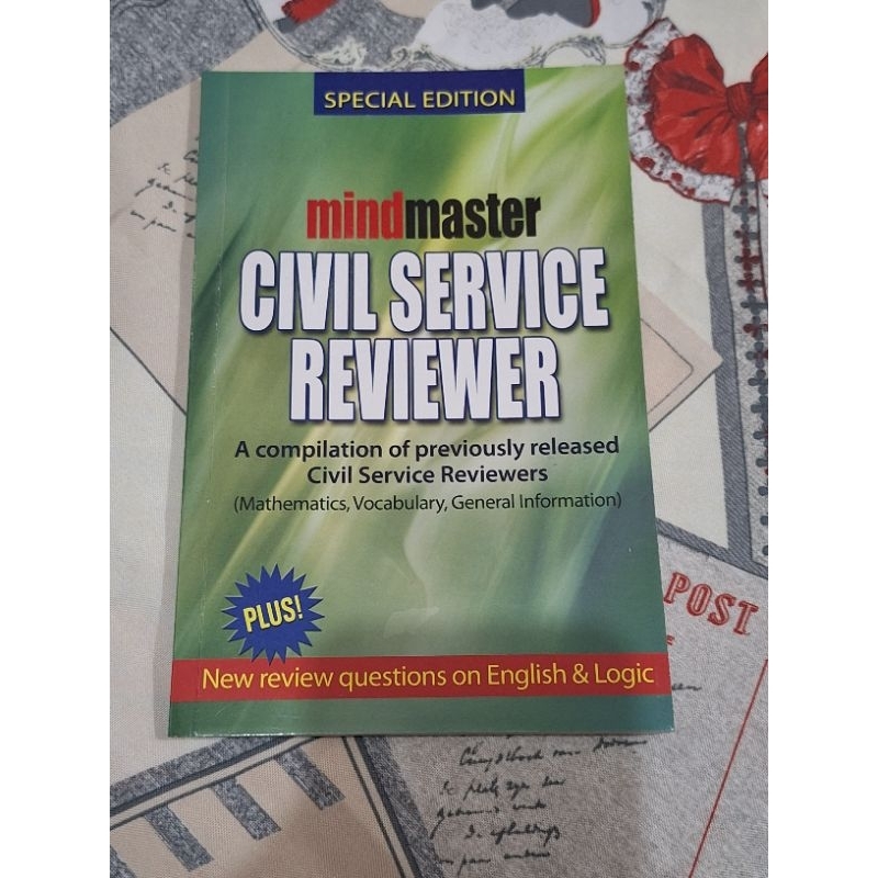 CIVIL SERVICE REVIEWER by mindmaster | Shopee Philippines