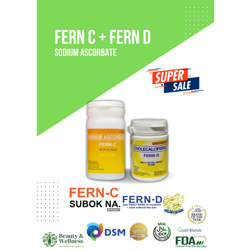 FERN C + FERN D (120s) ifern products | Shopee Philippines