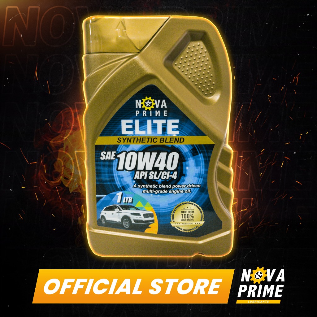Nova Prime Elite Synthetic Blend Engine Oil 1L | Shopee Philippines