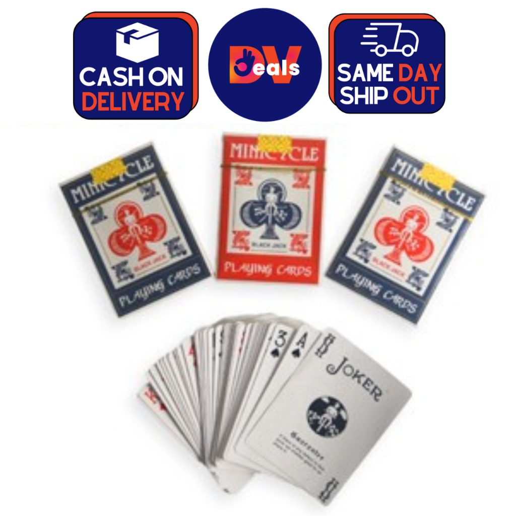 DVDEALS Minicycle Paper Baraha / Playing Cards Poker Cards Tong-Its ...