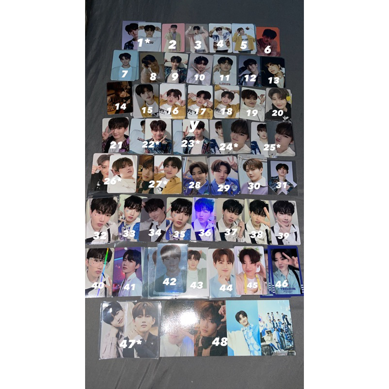 TREASURE JUNKYU PHOTOCARDS THE FIRST STEP CHAPTER ONE TWO TREASURE ...