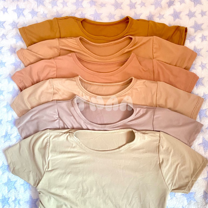 Basic Double Lining Body Hugging Top | Shopee Philippines