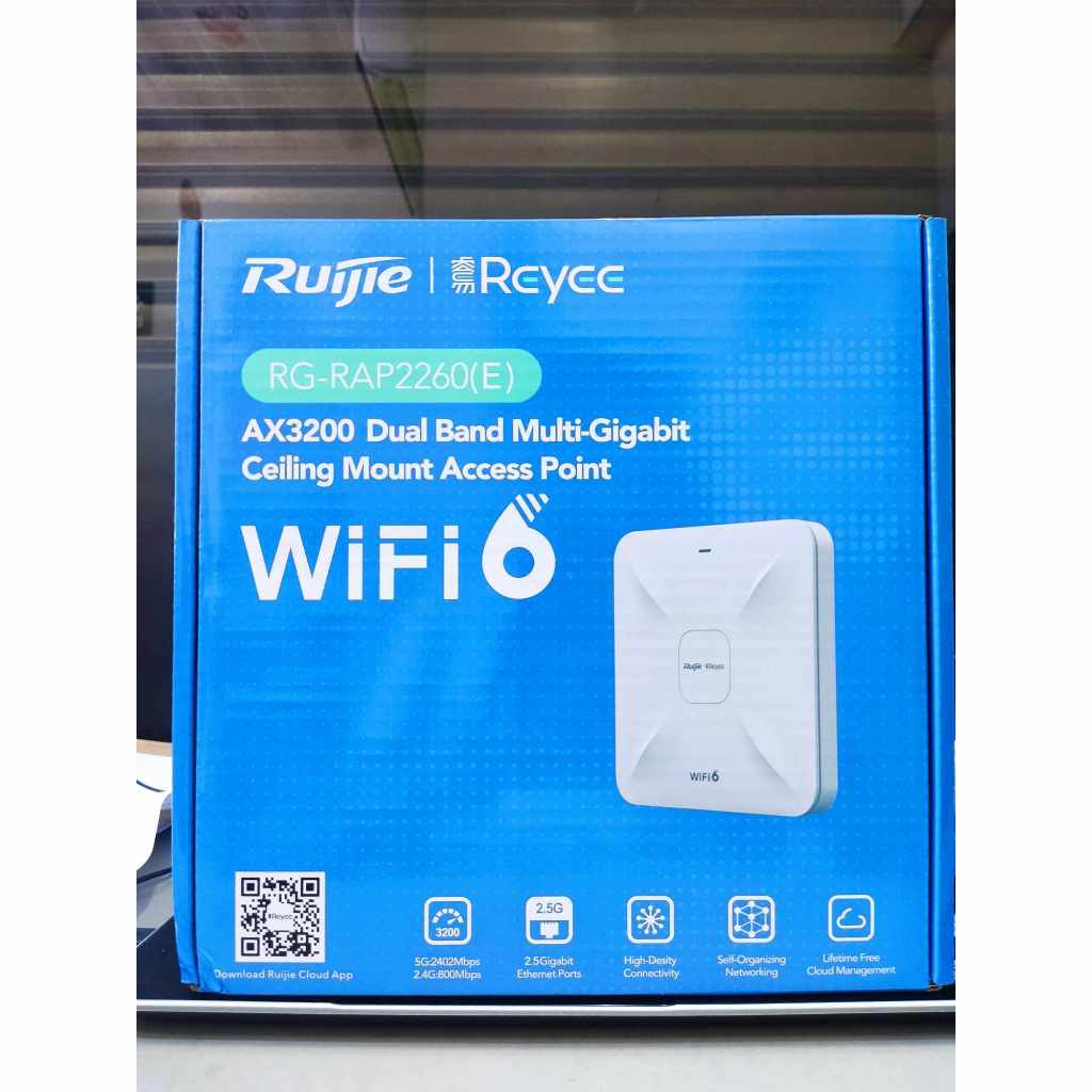 Ruijie | RG-RAP2260(E) | AX3200 Wi-Fi 6 Multi-Gigabit Ceiling Mount ...