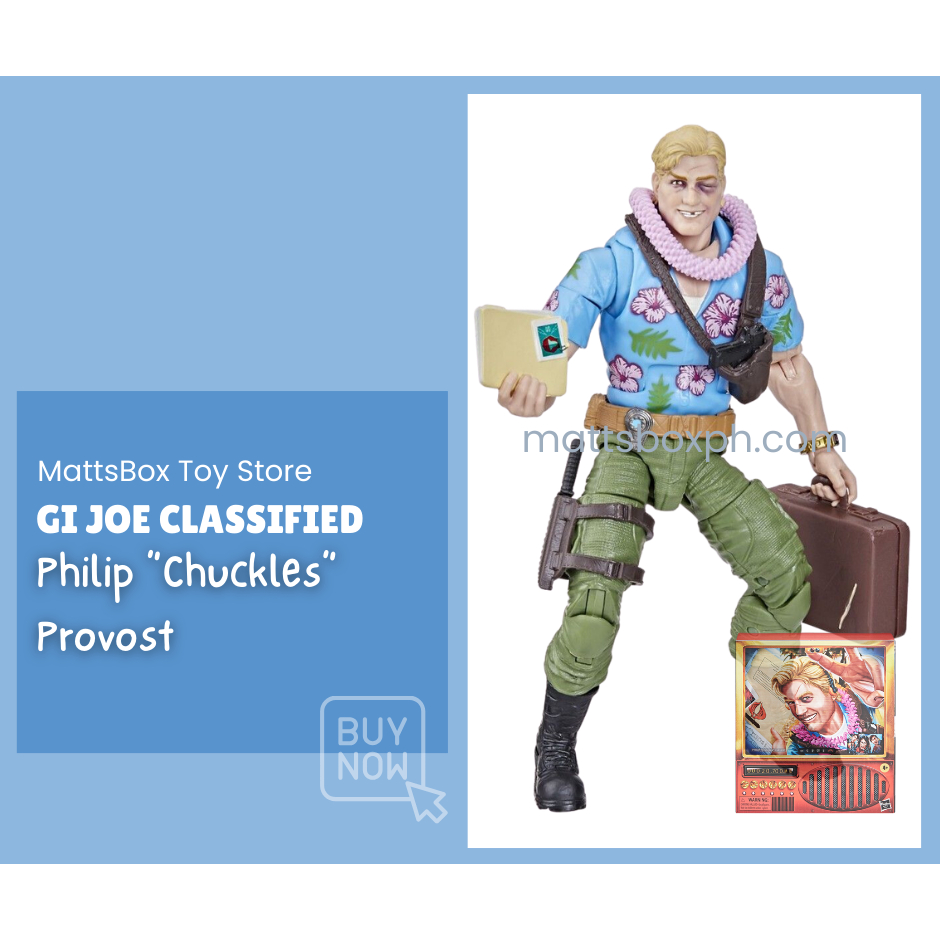 [1123] HASBRO GI Joe Philip “Chuckles” Provost | Shopee Philippines