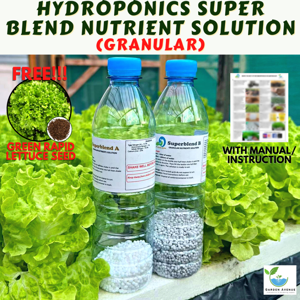 HYDROPONICS GRANULAR NUTRIENT SOLUTION - HIGH QUALITY/PROVEN GROWTH ...
