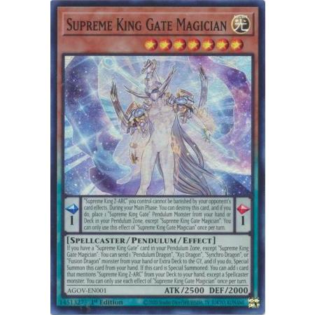 Supreme King Gate Magician - AGOV-EN001 - Super Rare 1st Edition ...