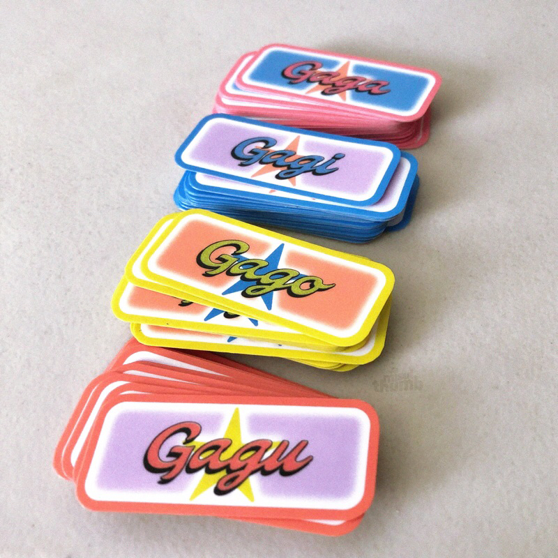 GAGx atbp. Waterproof Vinyl Sticker by misulthumb | Shopee Philippines