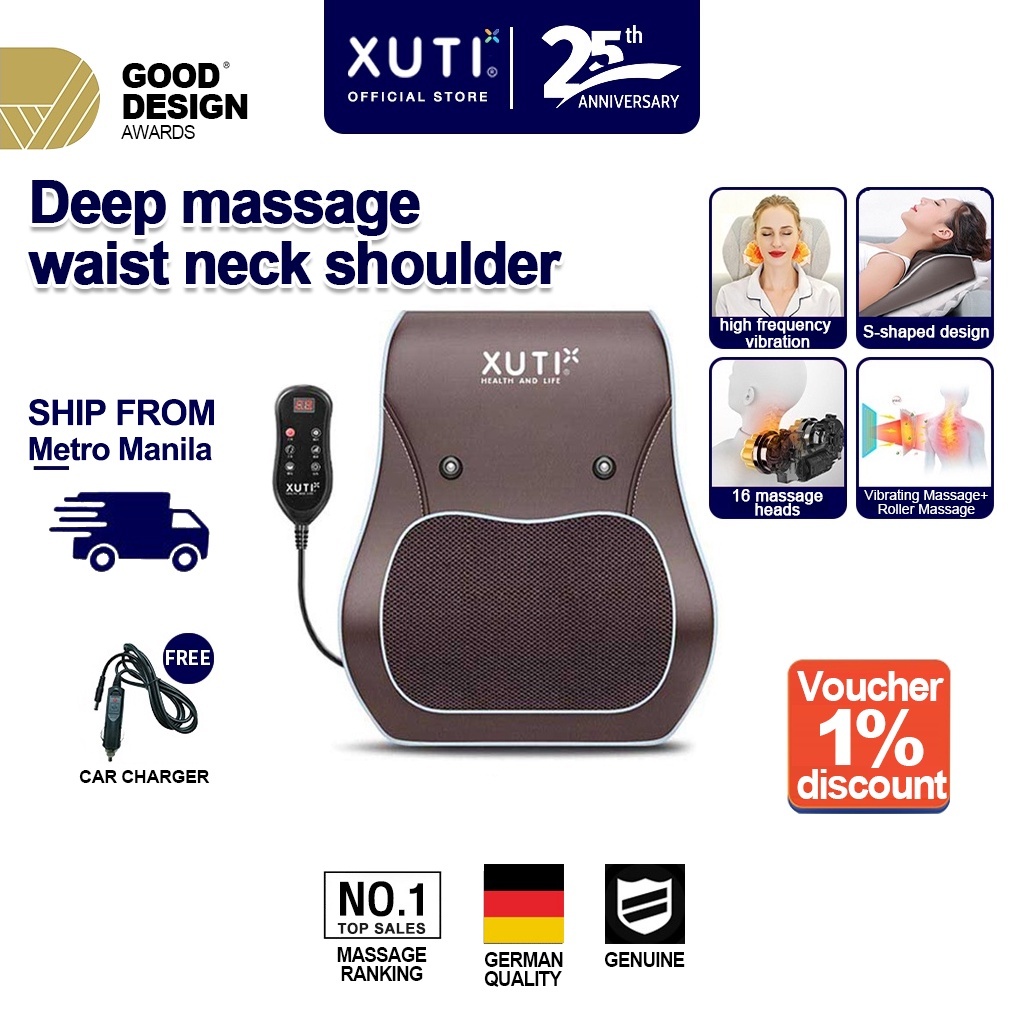 XUTI massager for back pain car massager, shoulder, cervical spine ...