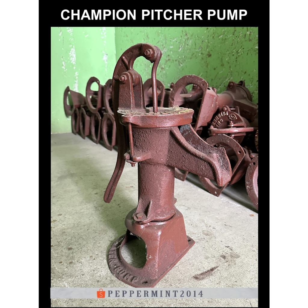 HEAVY DUTY CHAMPION Water Handpump Pitcher Pump Poso Bomba Pambomba ...