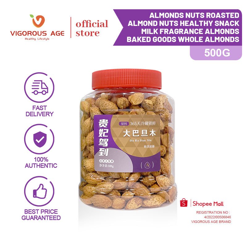 Almonds Nuts Roasted Almond Nuts Healthy Snack Milk Fragrance Almonds ...