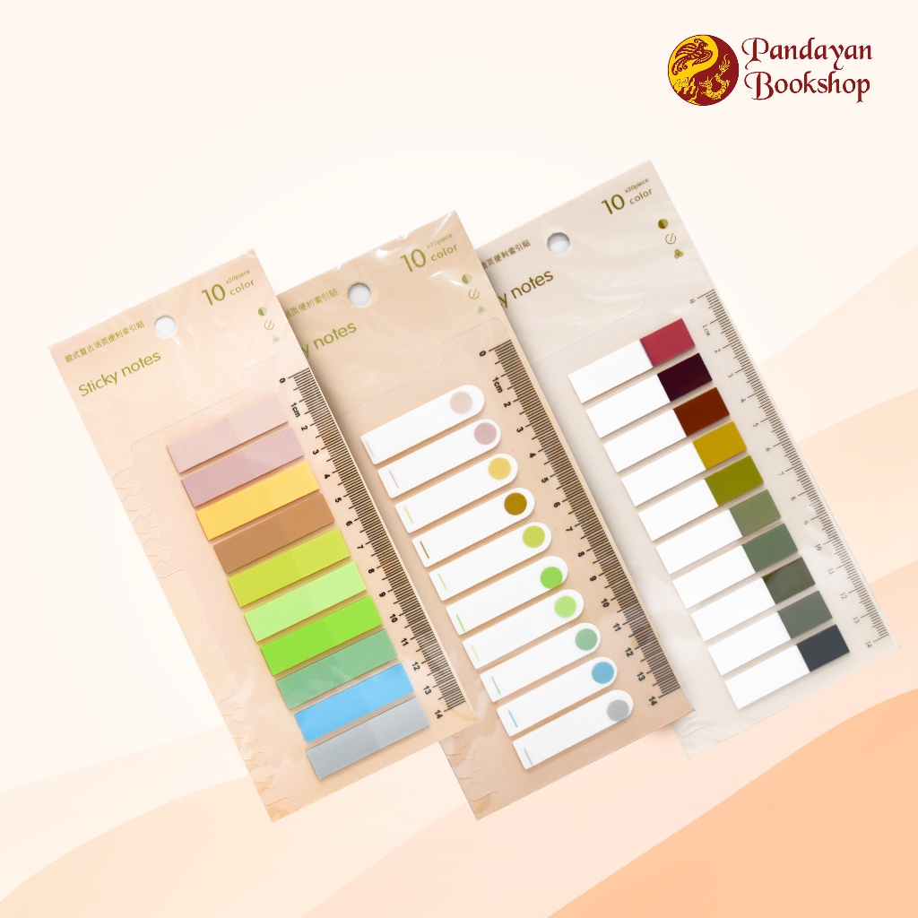 CSO Sticky Notes Strips Index Stickers Set 10s | Shopee Philippines