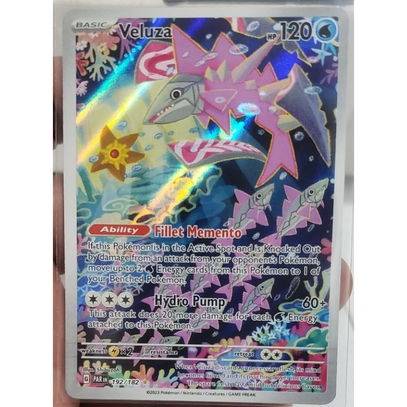 Pokemon TCG Veluza 192/182 Paradox Rift Scarlet and Violet | Shopee ...