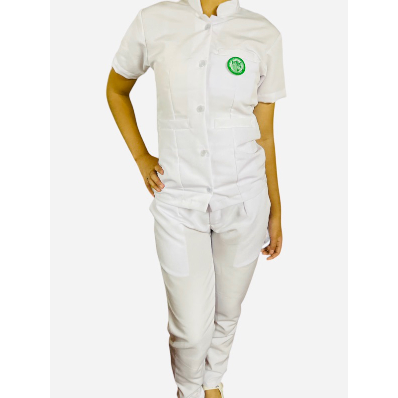 FEMALE Fatima TERNO (set blouse&pants) OLFU blouse chinese collar w ...