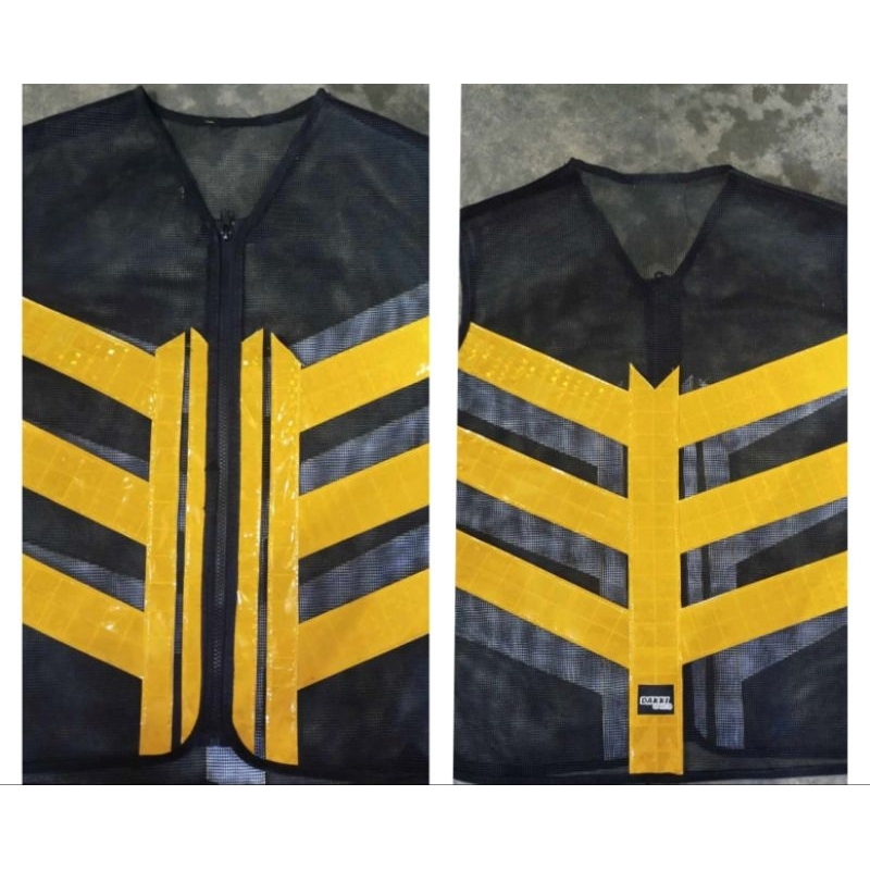 golden yellow reflectorized riders vest | Shopee Philippines