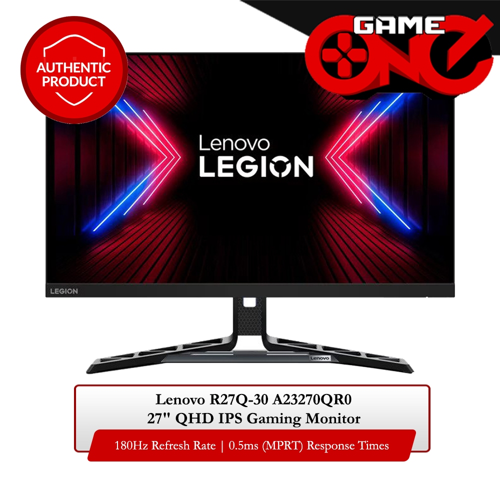 Lenovo R27Q-30 A23270QR0 27" QHD IPS Gaming Monitor [180Hz] | Shopee ...