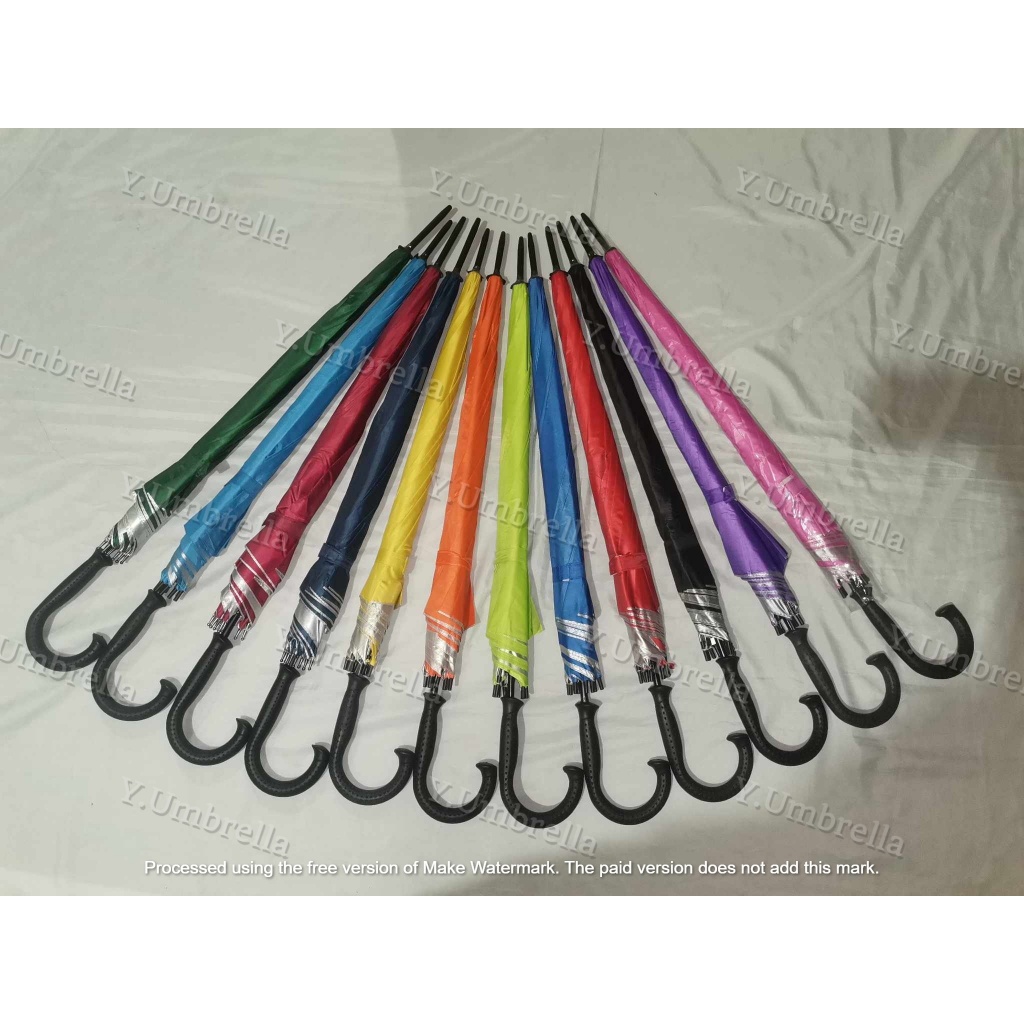 Y.O 23inches silverbacking coated umbrella J-handle | Shopee Philippines