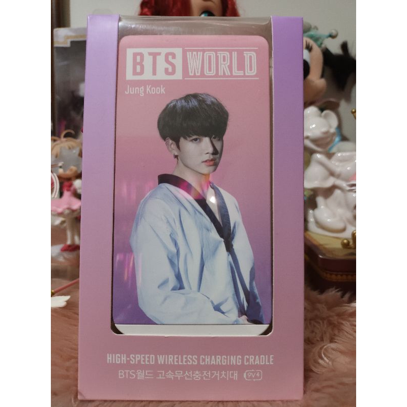 BTS World Wireless Charging Cradle (JK) - with freebies | Shopee ...