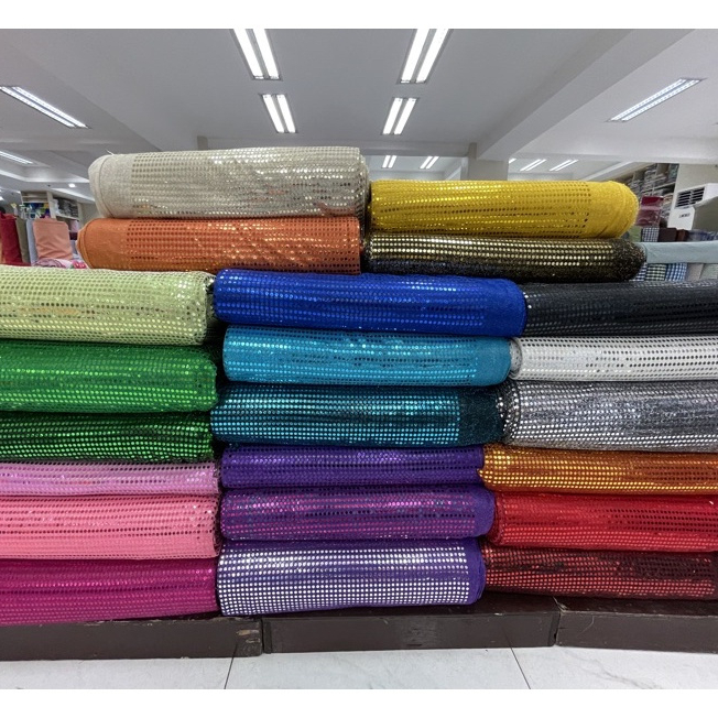 Sequins Cloth backdrop curtain tela per yard costume decorations ...