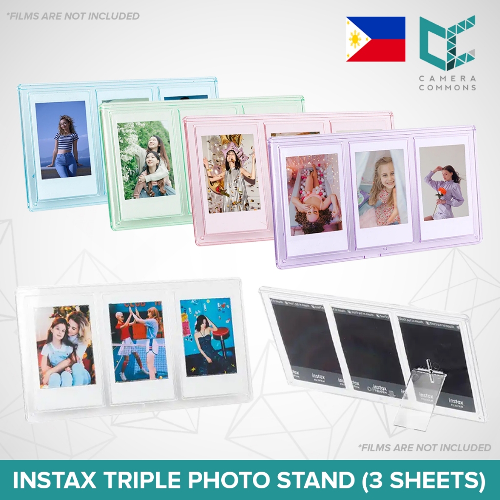 Acrylic Triple Picture Frame Photo Stand 3 Sheet Accessories for ...