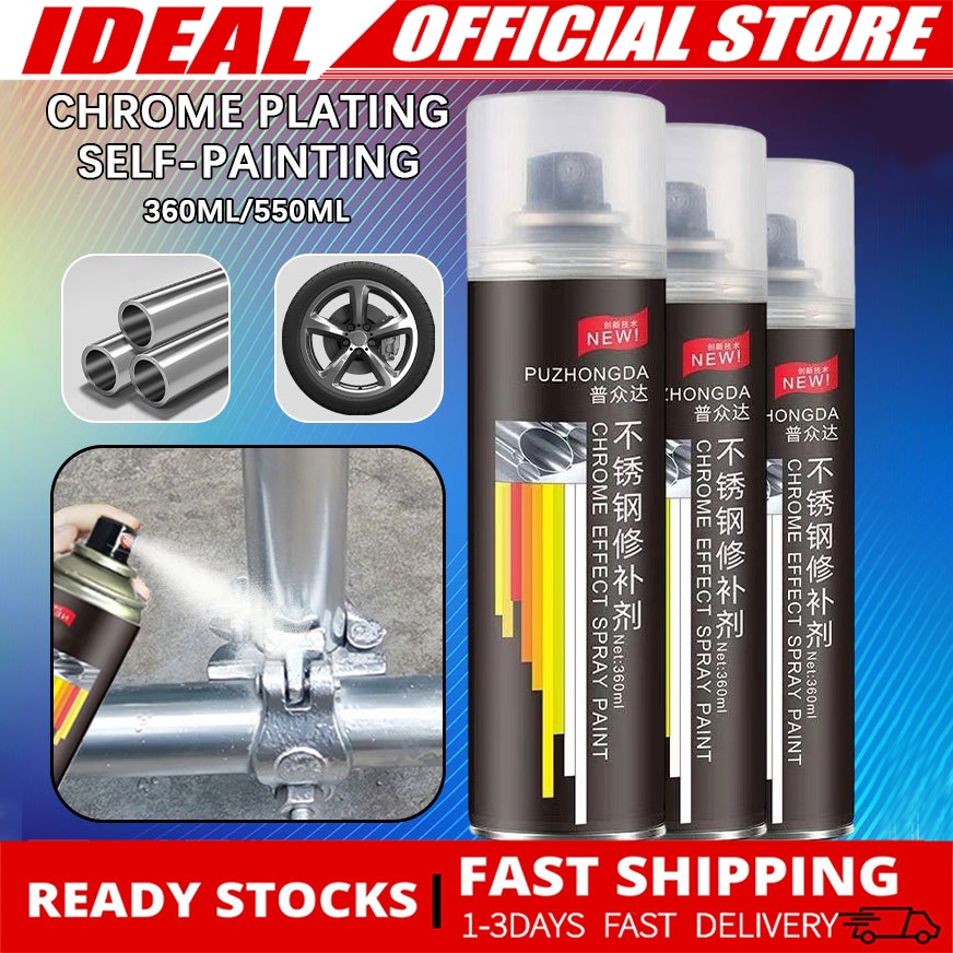 Chrome Spray Paint Metal Silver Spray Paint Metal Rust Remover ...