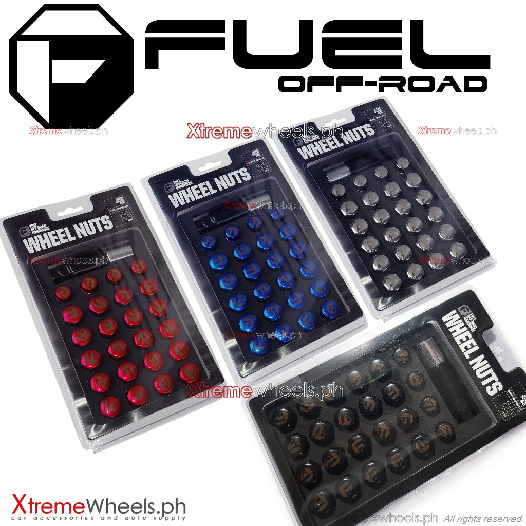 Fuel Brand Universal Lug nuts Original Made in USA 1.5 24pcs with Hex ...