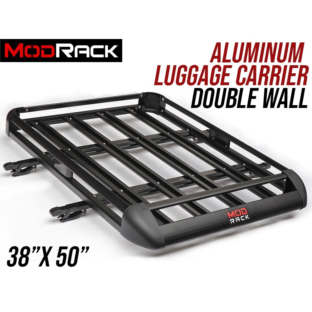 Black Mod Universal Roof Rack Slim Type 50x38 / Roof Carrier | Shopee ...
