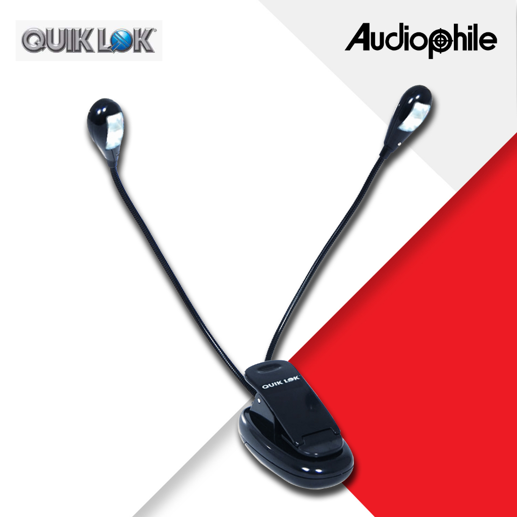 Quik lok MS22-LED light (with 4 LED's) for sheet music stands | Shopee ...