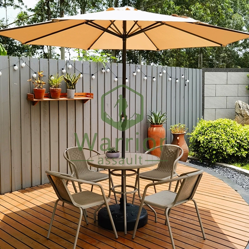 2.7M Parasol Outdoor Umbrella Patio Umbrella Beach Sun Umbrella Garden ...