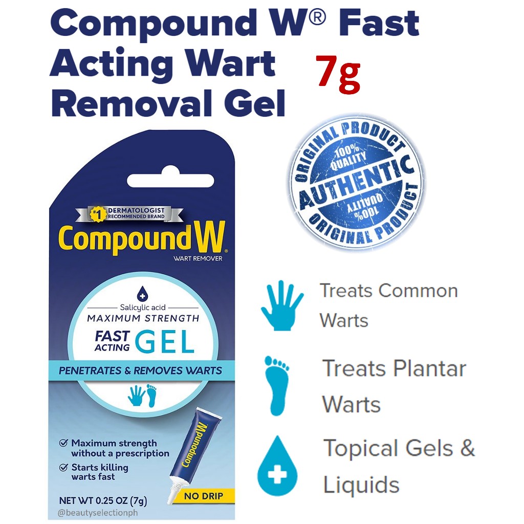 Compound W Maximum Strength Wart Remover Gel 0.25oz | Shopee Philippines