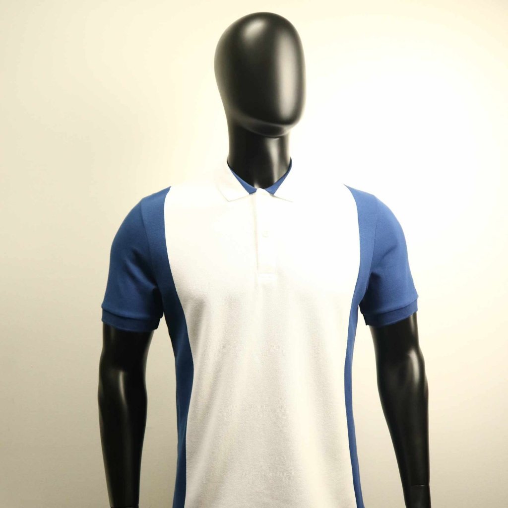 COLLEZIONE C2 Regular FIT 23MT1K051 WHITE NAVY Pique Polo Shirt Wear ...