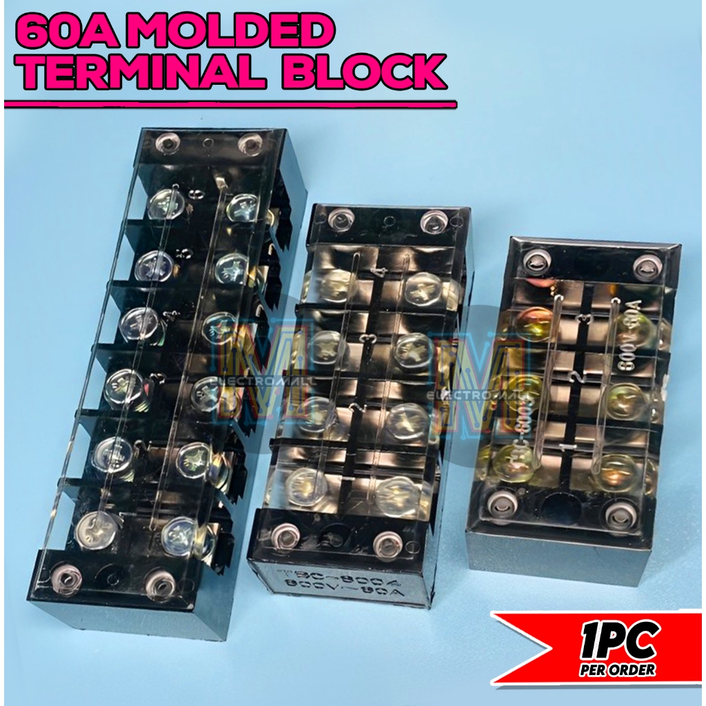 60A Molded Terminal Block Electrical | Shopee Philippines