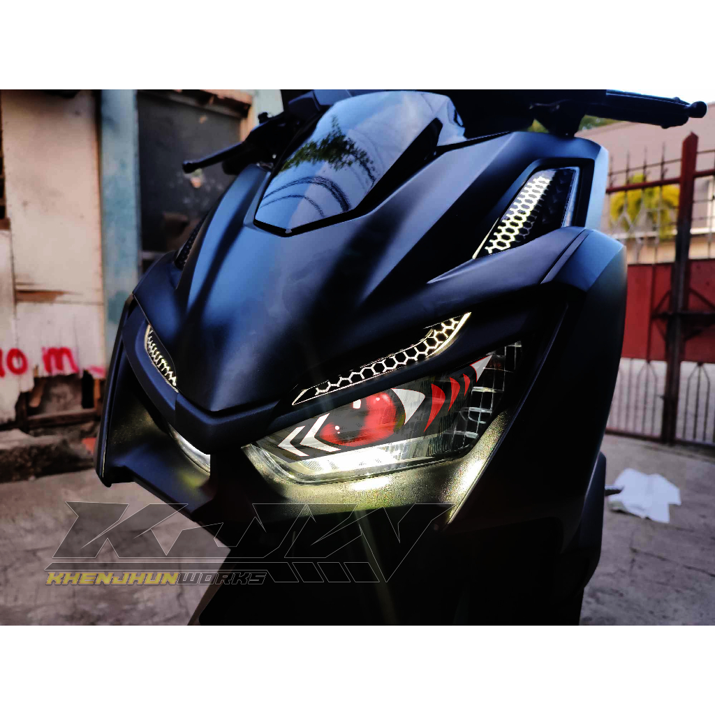 Winker Decal For Honda Click 160 Red Toothless Eyes | Shopee Philippines