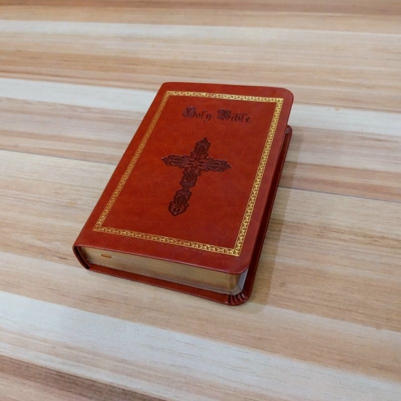 KJV 1611 English HOLY BIBLE COMPACT King James Version GOLD EDGE ...