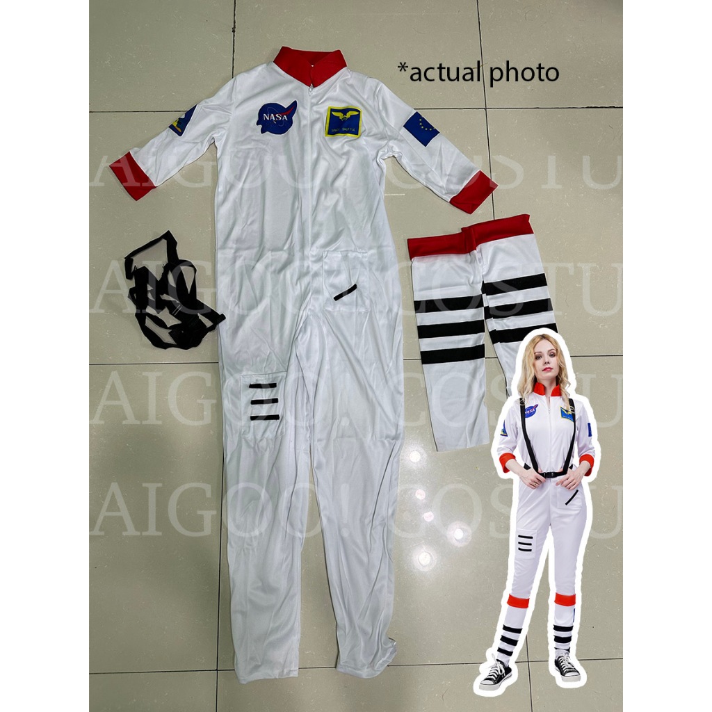 Astronaut Costume for Women Adults Career Occupation Halloween NASA ...