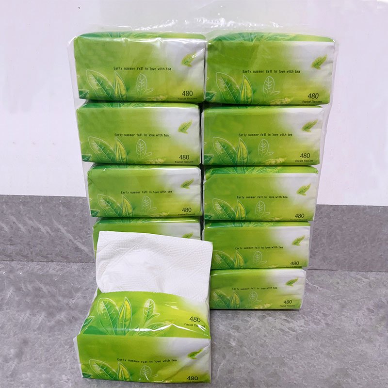 4-Ply 10Pack Disposable Inter-Folded Facial Tissue cleaning tissue ...