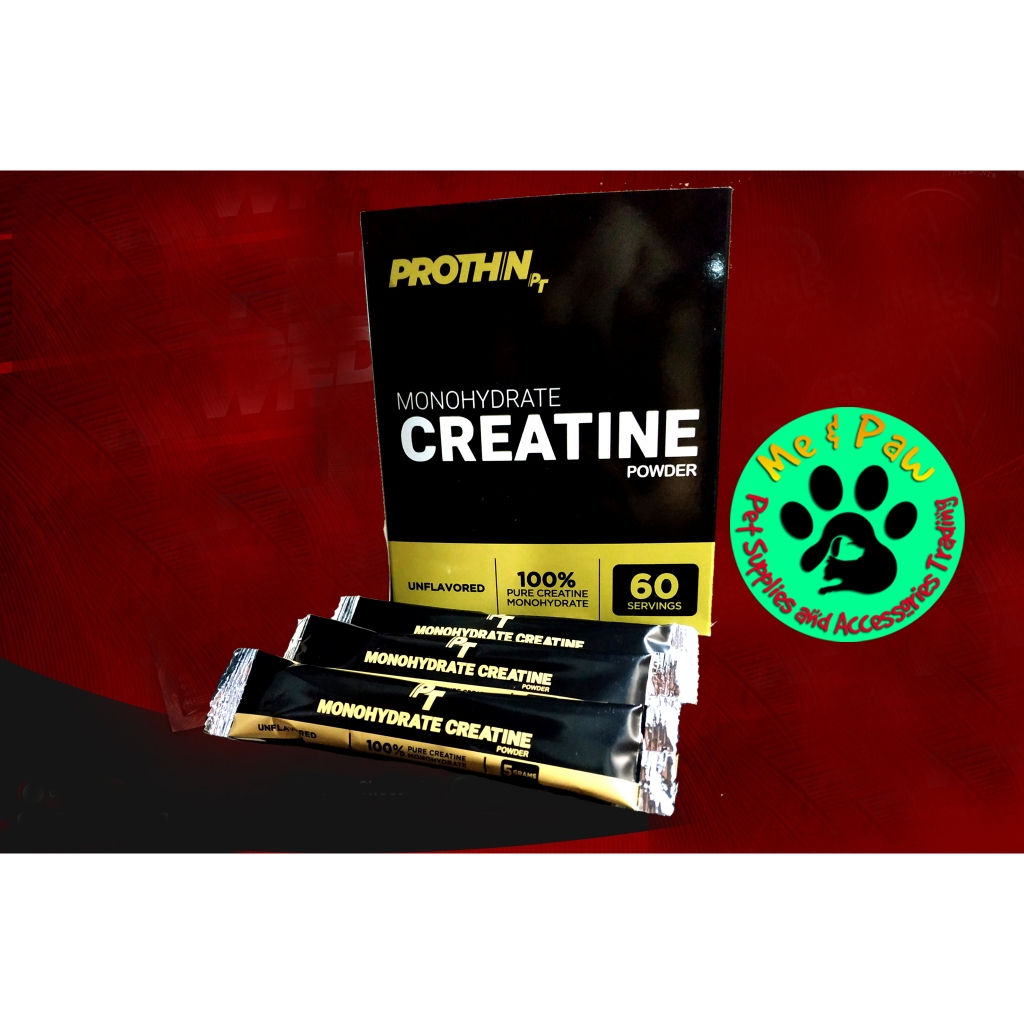 Prothin Creatine Monohydrate 10/20 and 30 servings 5 grams per sachet ...