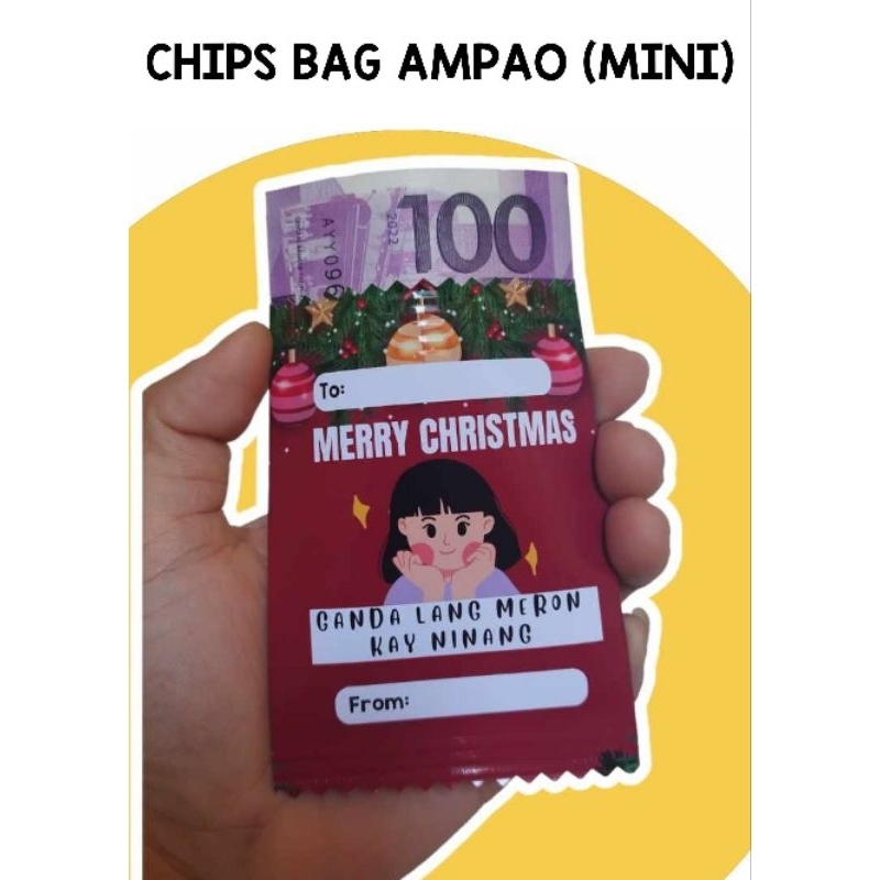 10 pcs/pack ‼️ FAST SHIPPING ‼️ Christmas chip bag ampao (mini ...