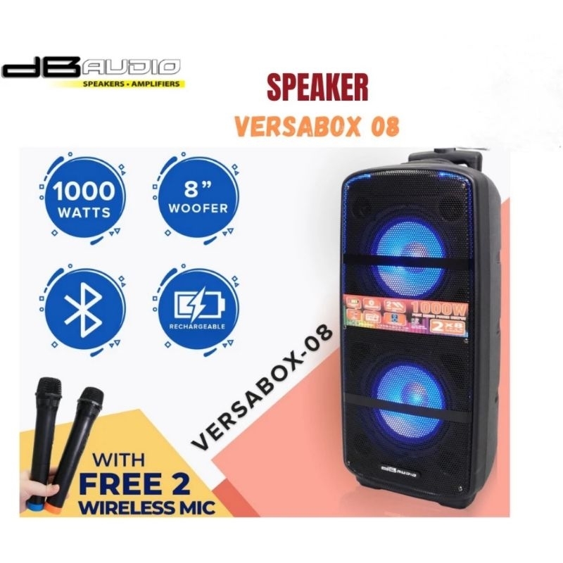 DB Audio VERSABOX 8 Portable Bluetooth speaker | Shopee Philippines