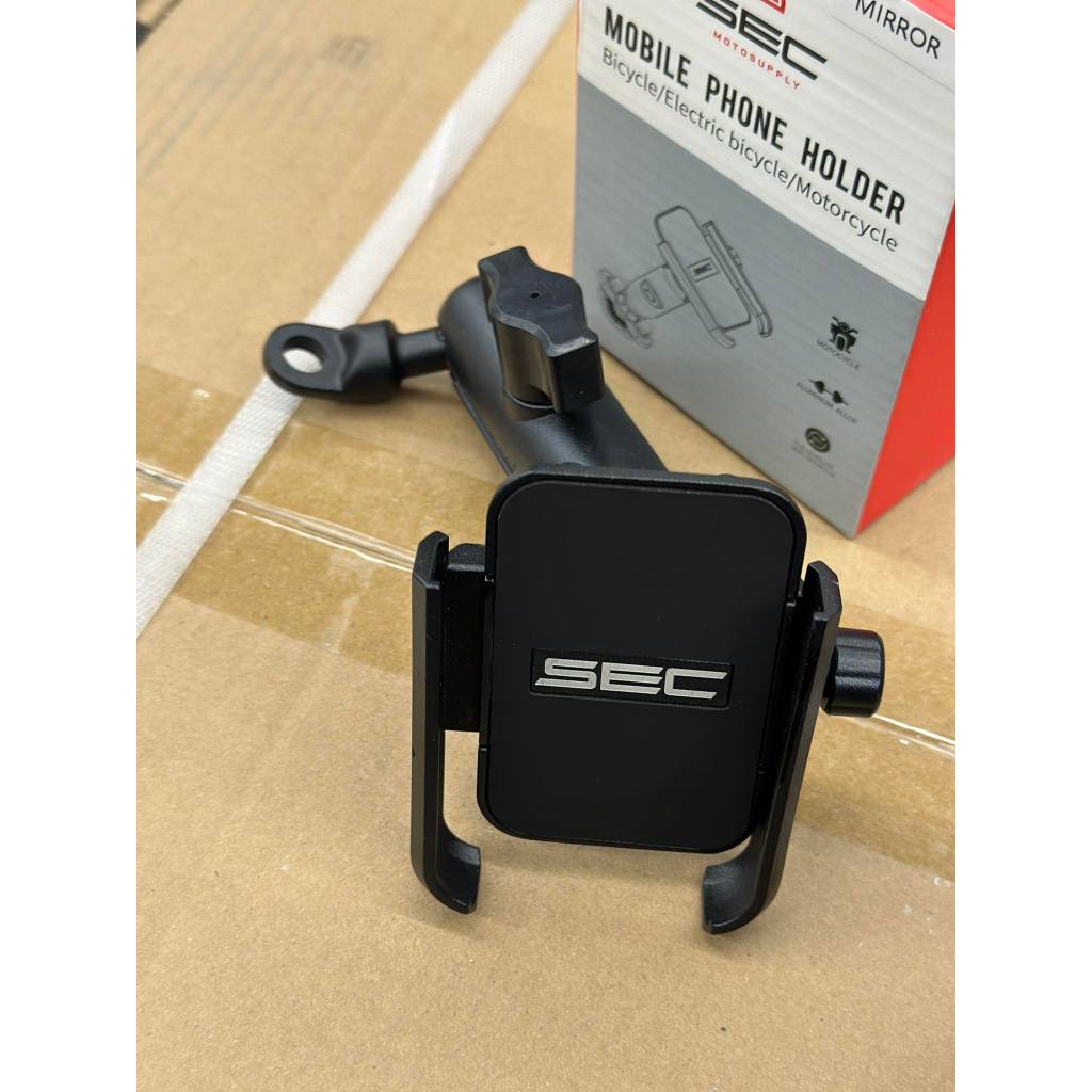 SEC PHONE HOLDER LONG STEM ALLOY SIDE MIRROR TYPE | Shopee Philippines