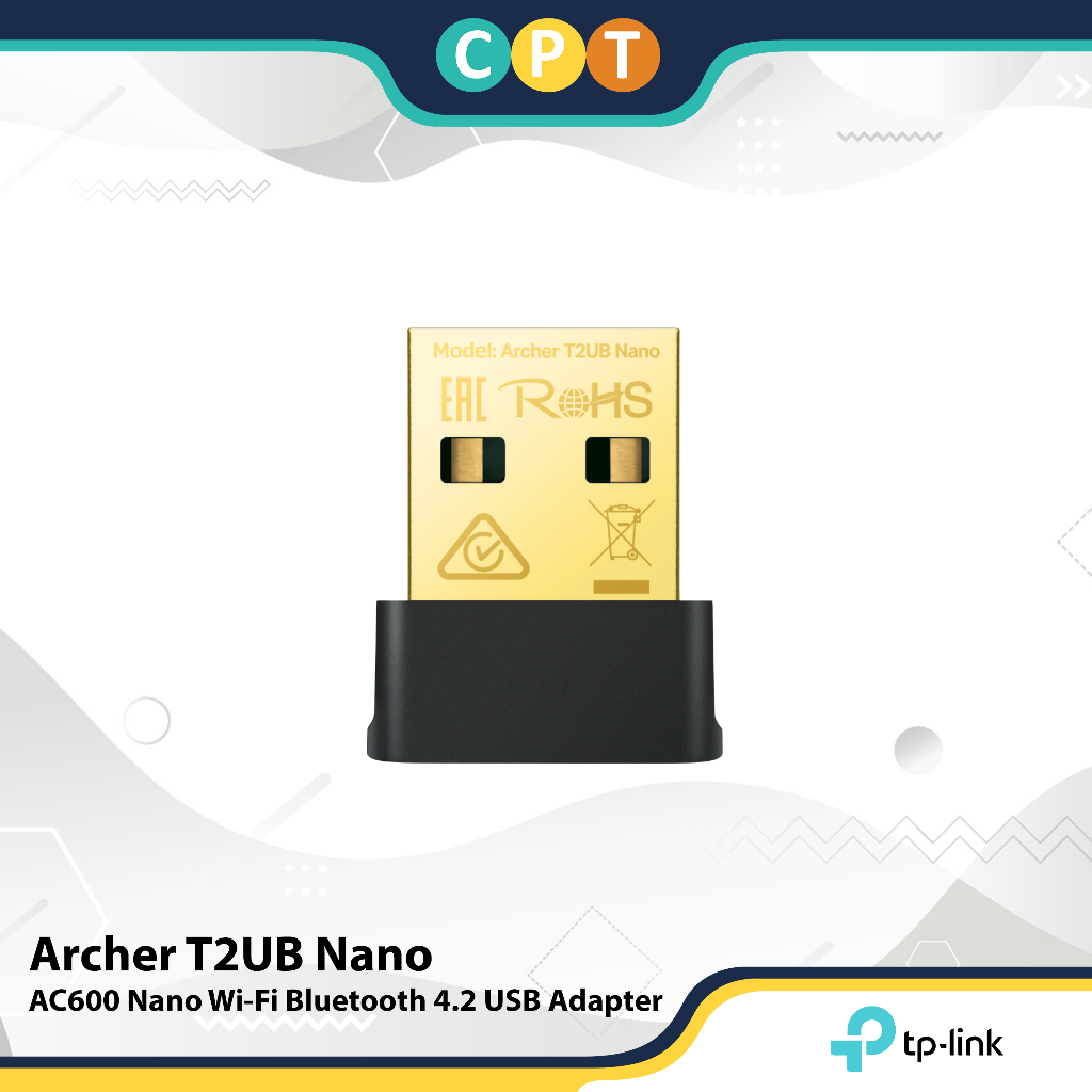 [NEW ARRIVAL] TP-Link Archer T2UB Nano AC600 WiFi Bluetooth 4.2 USB ...