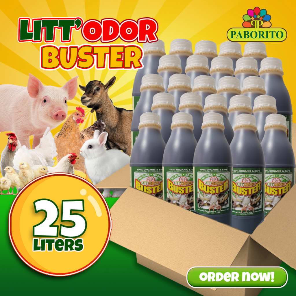 Litt'Odor Buster | 25 LITERS | Litterbed Probiotics | Poultry, Swine ...