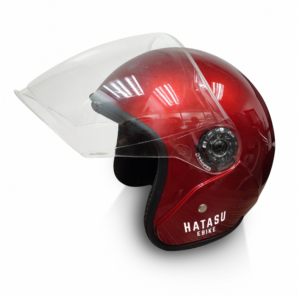 HATASU Electric Bicycle Helmet (Red) | Shopee Philippines